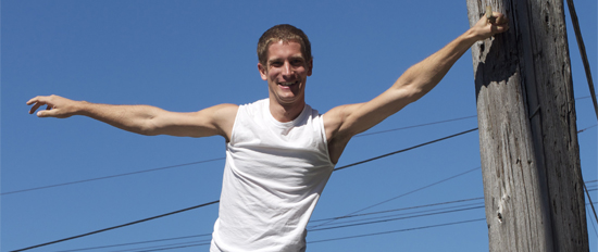One hand on a pole – Robin P. Zander